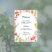 Custom Illustrated Menu Design Custom Wedding Menu, Custom Watercolor ...