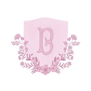 Custom Watercolor Wedding Monogram | Personalized Monogram | Custom ...