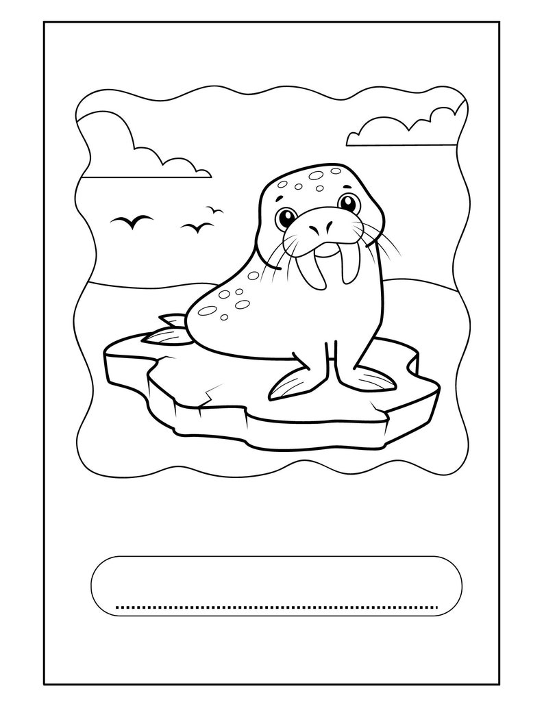 Animal Coloring Book I Kids Learning I Fun School Work - Etsy