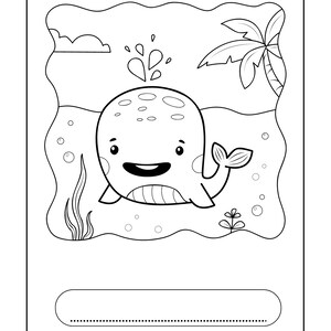 Animal Coloring Book I Kids Learning I Fun School Work - Etsy