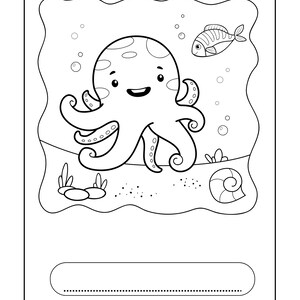 Animal Coloring Book I Kids Learning I Fun School Work - Etsy