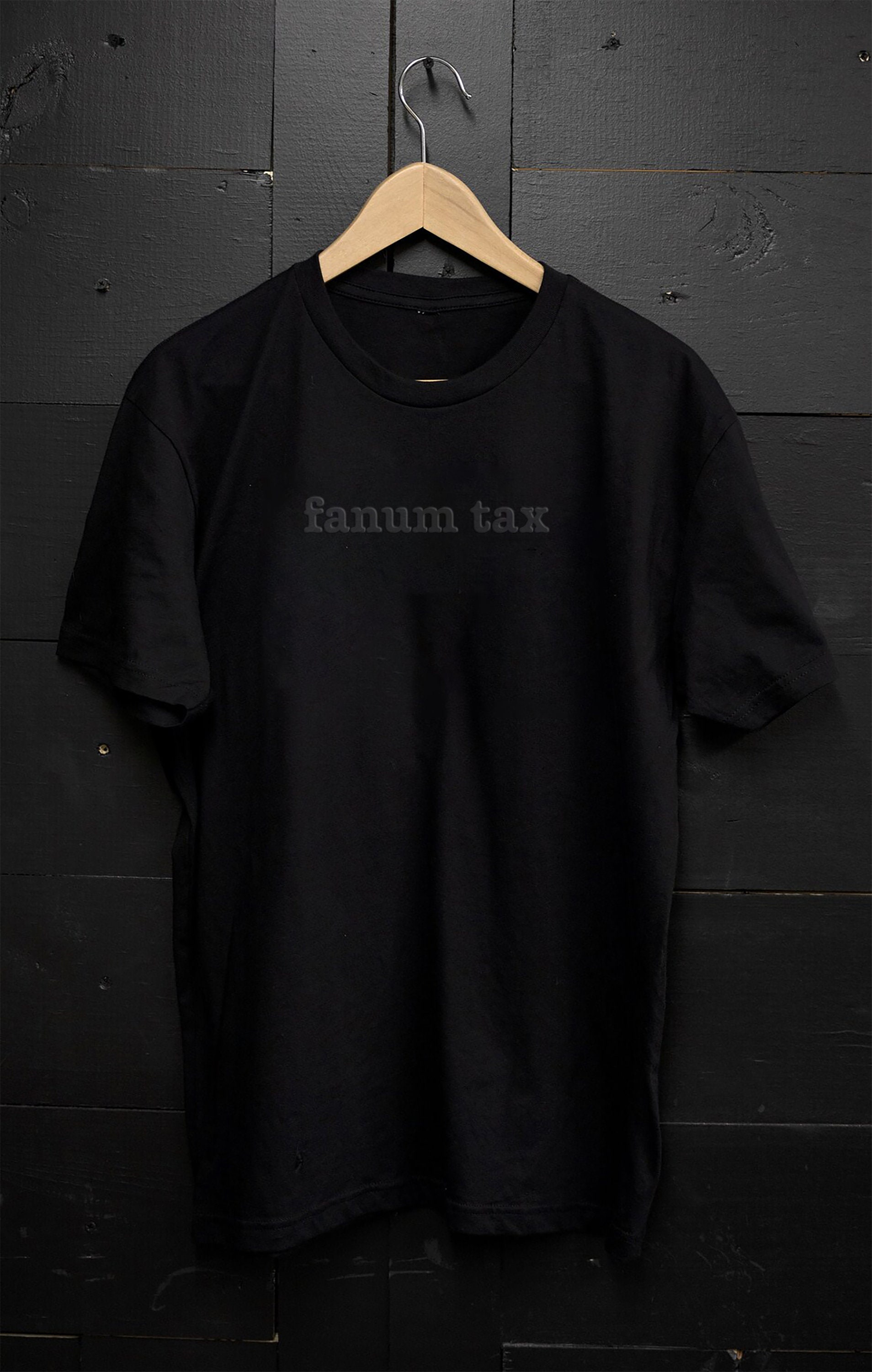 Fanum Tax Black Puff Ink T-shirt Gothic - Etsy