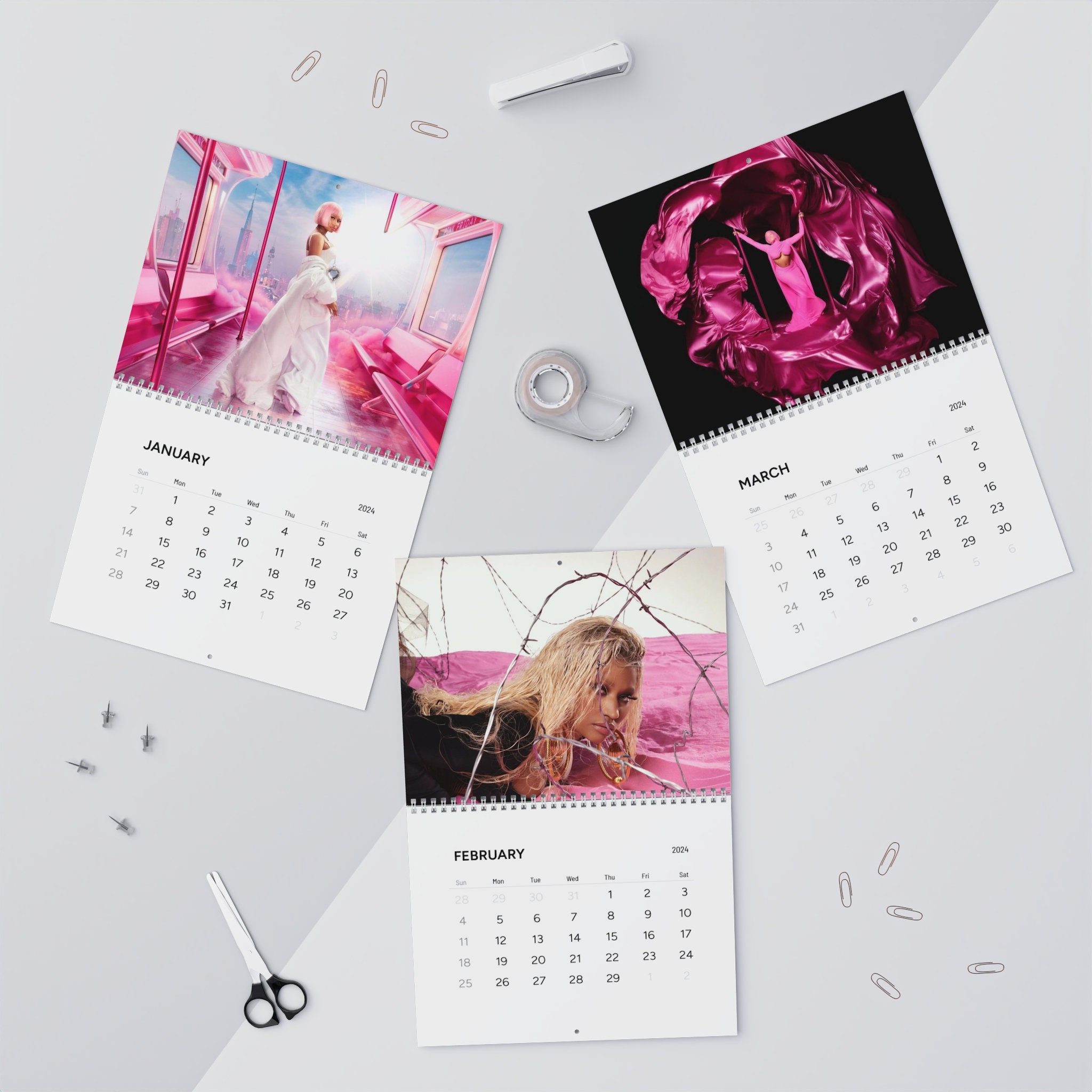 Limited Edition Nicki Minaj Calendar 2024, Iconic Singer Calendar sold ...