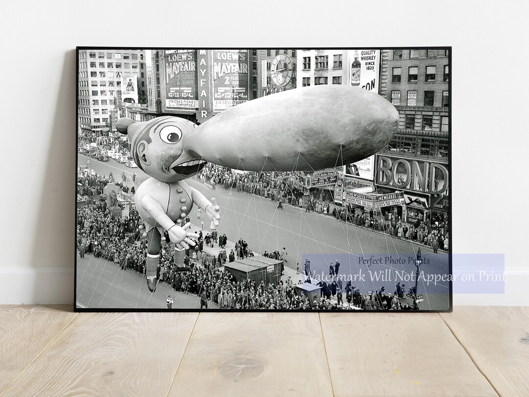 Vintage Pinocchio Float Photo Print - Macy’s Thanksgiving Day Parade ...