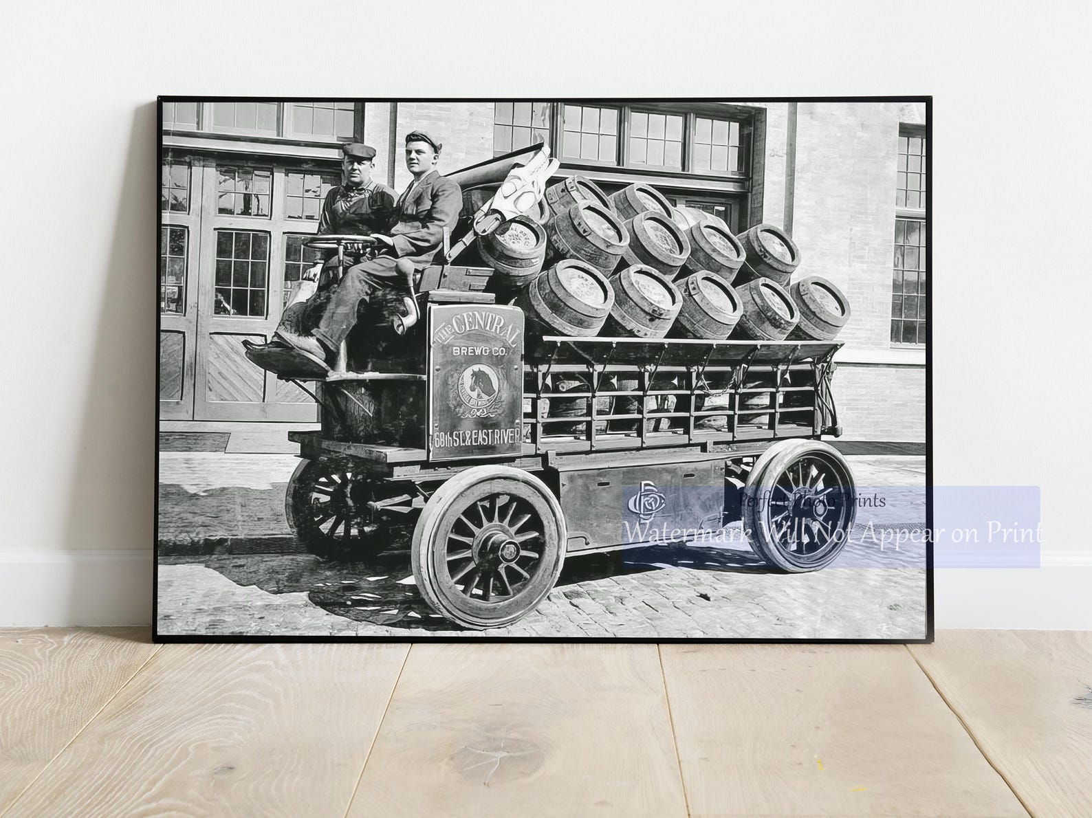 1910 Vintage Brewing Truck Photo Print – Historic Central Brewing ...