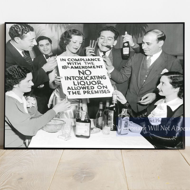 Prohibition Era Sign - Etsy