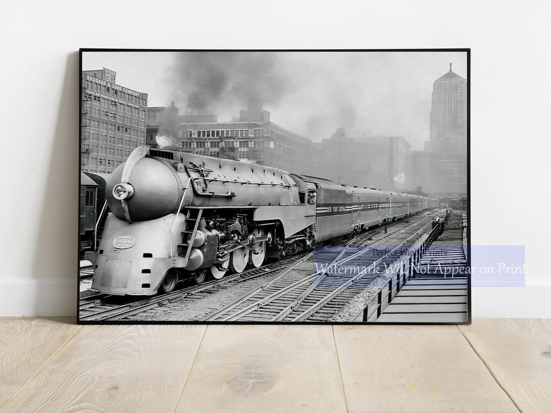 Super Hudson Locomotive - New York Central Railroad 1938 Photo Print ...