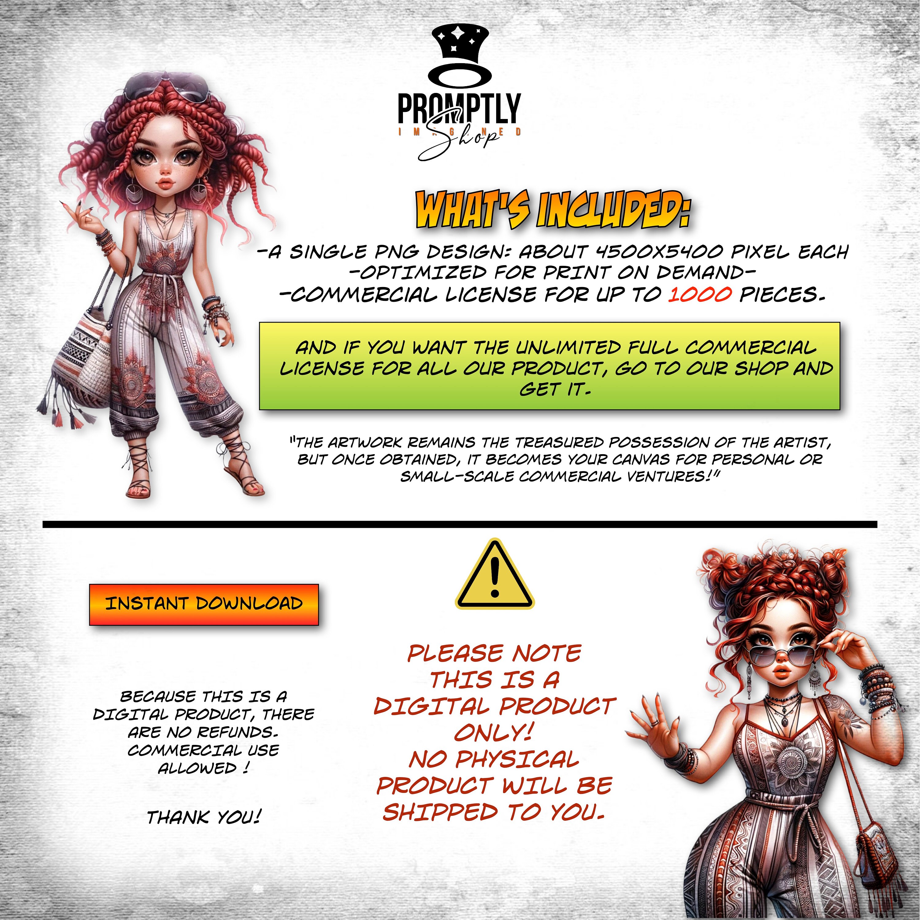 Chibi Gym Diva 2 Clipart | PNG Digital Art Bundle | Digital Download ...