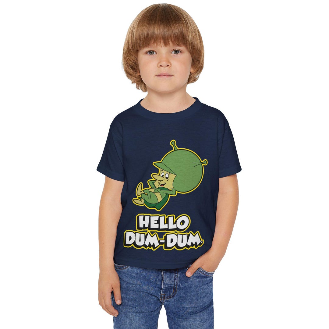 The Great Gazoo Hello Dum-dum Cartoon Character Toddler T-shirt | Retro ...