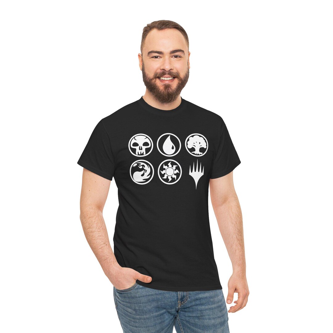 Magic: the Gathering Mana Symbols Logo T-shirt | MTG Shirt - Etsy