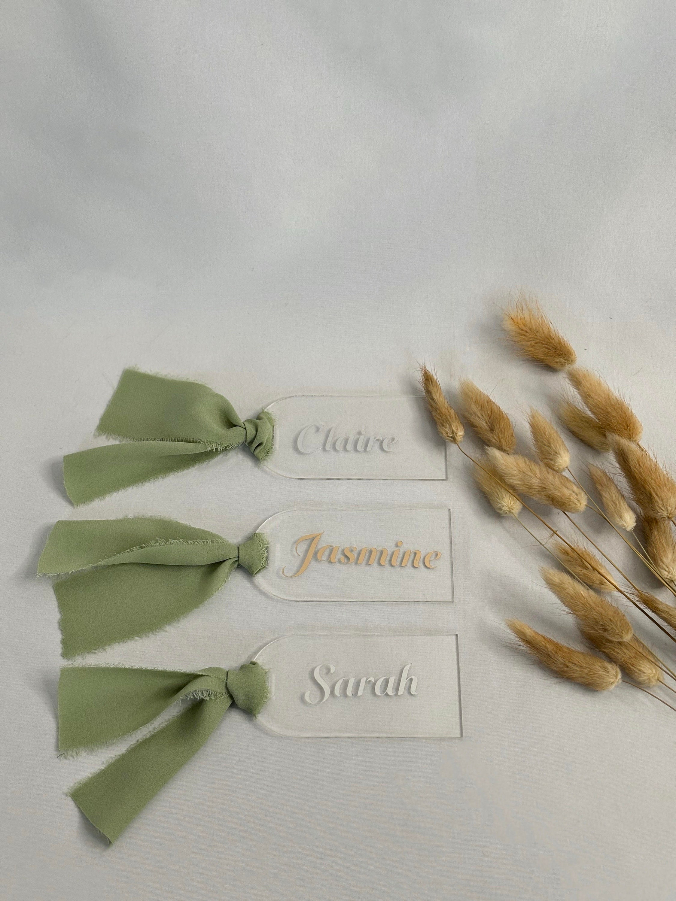 Acrylic Guest Name Tags, Wedding Names, Seating Names Wedding, Special ...