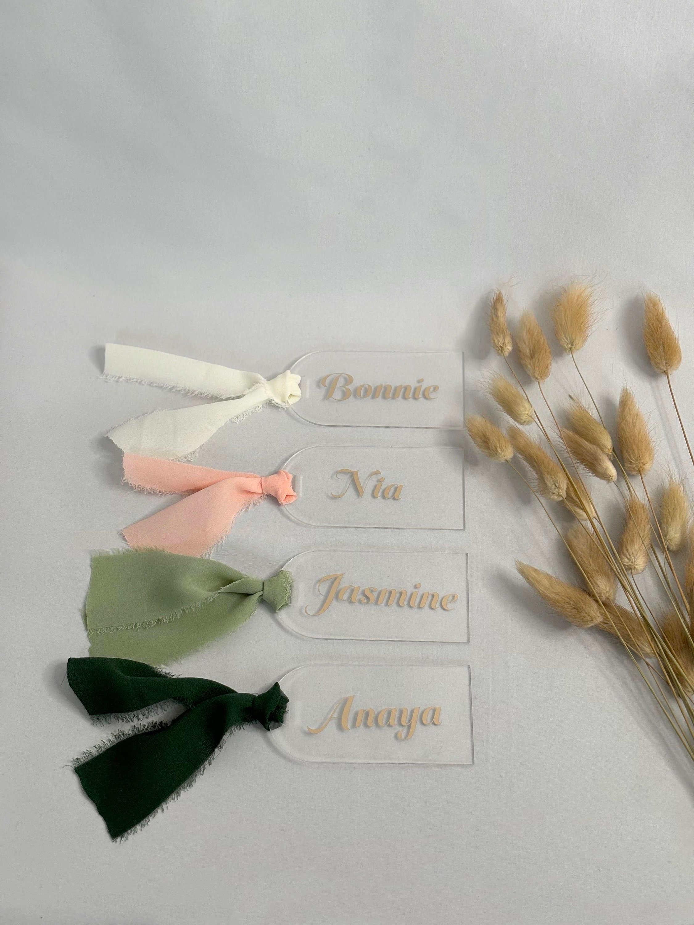 Acrylic Guest Name Tags, Wedding Names, Seating Names Wedding, Special ...