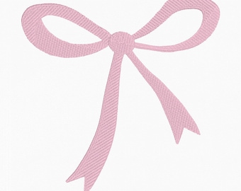 Simple Bow Embroidery Design, Bow, Simple Bow, Vintage Bow, Bow ...