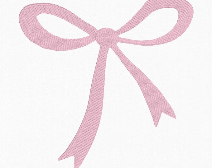 Simple Bow Embroidery Design, Bow, Simple Bow, Vintage Bow, Bow ...