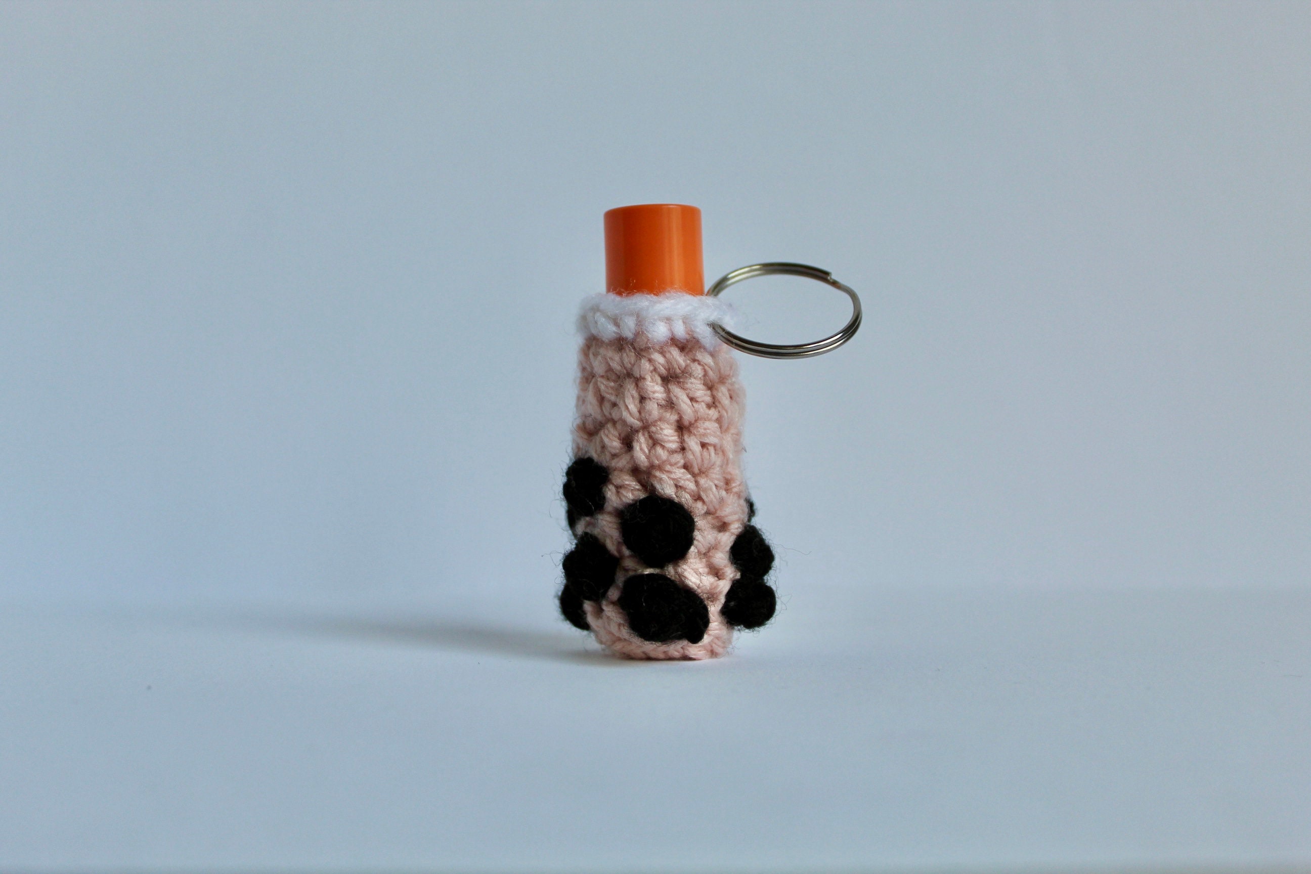 Crochet Pattern: Strawberry Boba Chapstick Holder - Etsy