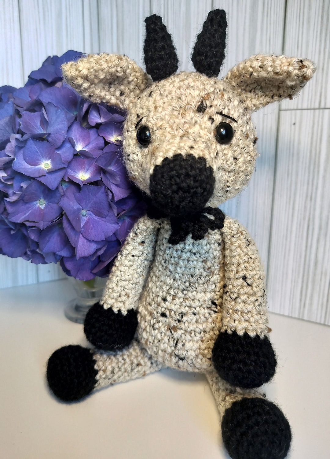Billy Kid Pygmy Goat Crochet Toy Handmade Cuddly Friend for Kids ...