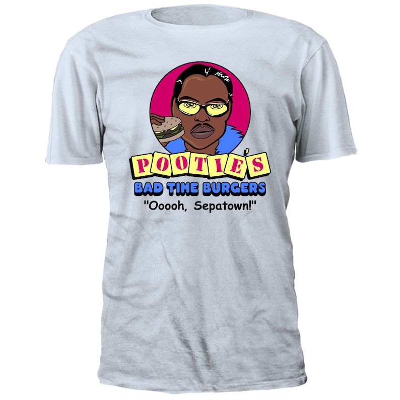 Pootie's Bad Time Burgers - Pootie Tang T-shirt - Etsy