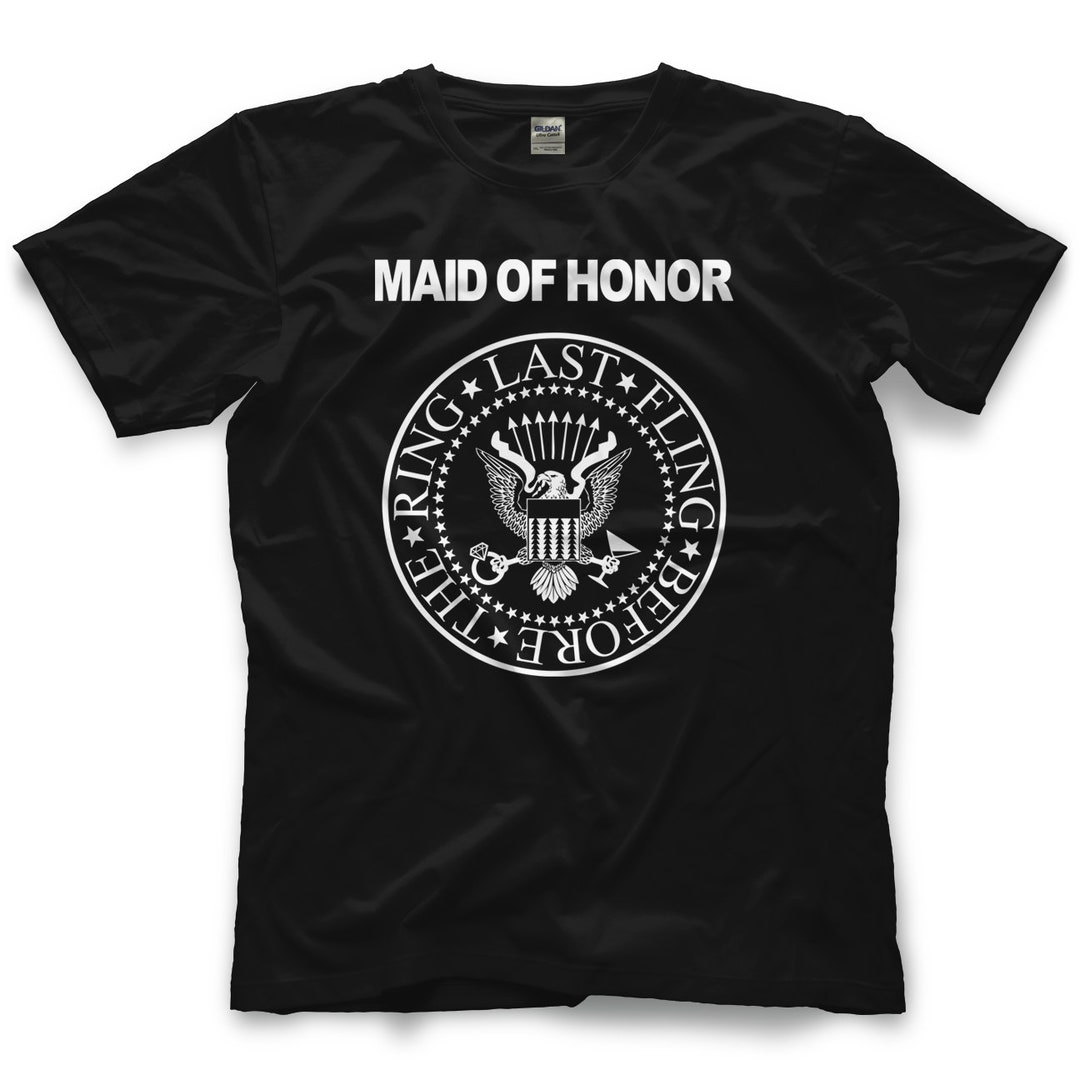 Punk Maid of Honor Wedding & Bachelorette Party T-shirt - Etsy