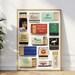 VINTAGE MATCHBOX PRINT, Trendy Matches Poster, Retro Matchbook, Funky ...