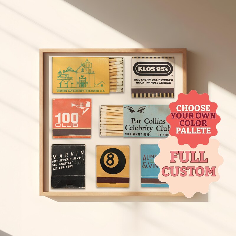 Custom Photo Match Box - Etsy
