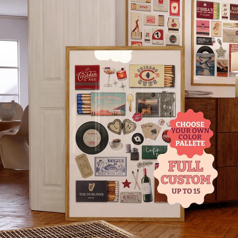 Matchbox Template Poster - Etsy
