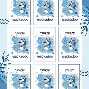 Bluey Birthday Card - Etsy