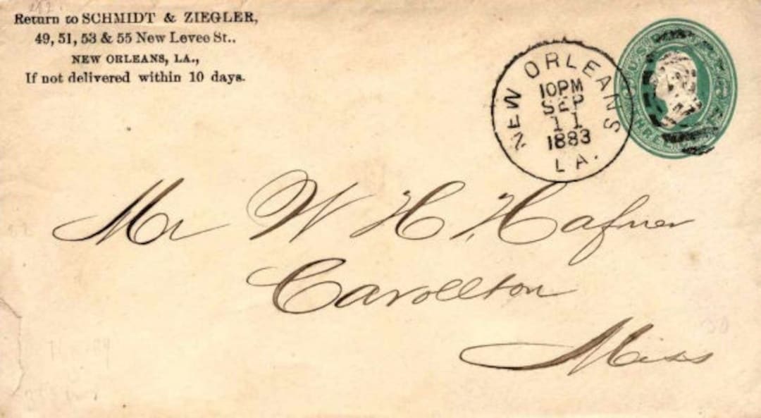 Collection of Vintage Mail Images From the 1800s - Etsy