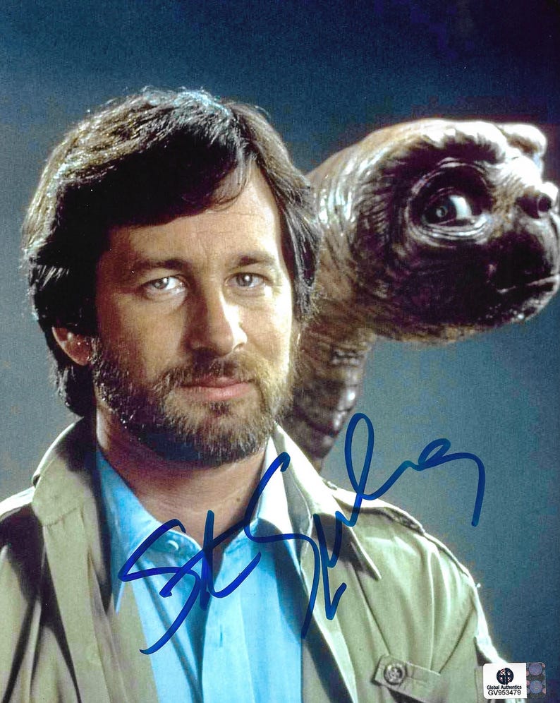 Steven Spielberg Jaws ET Director Signed Authentic 8x10 Photo Global ...