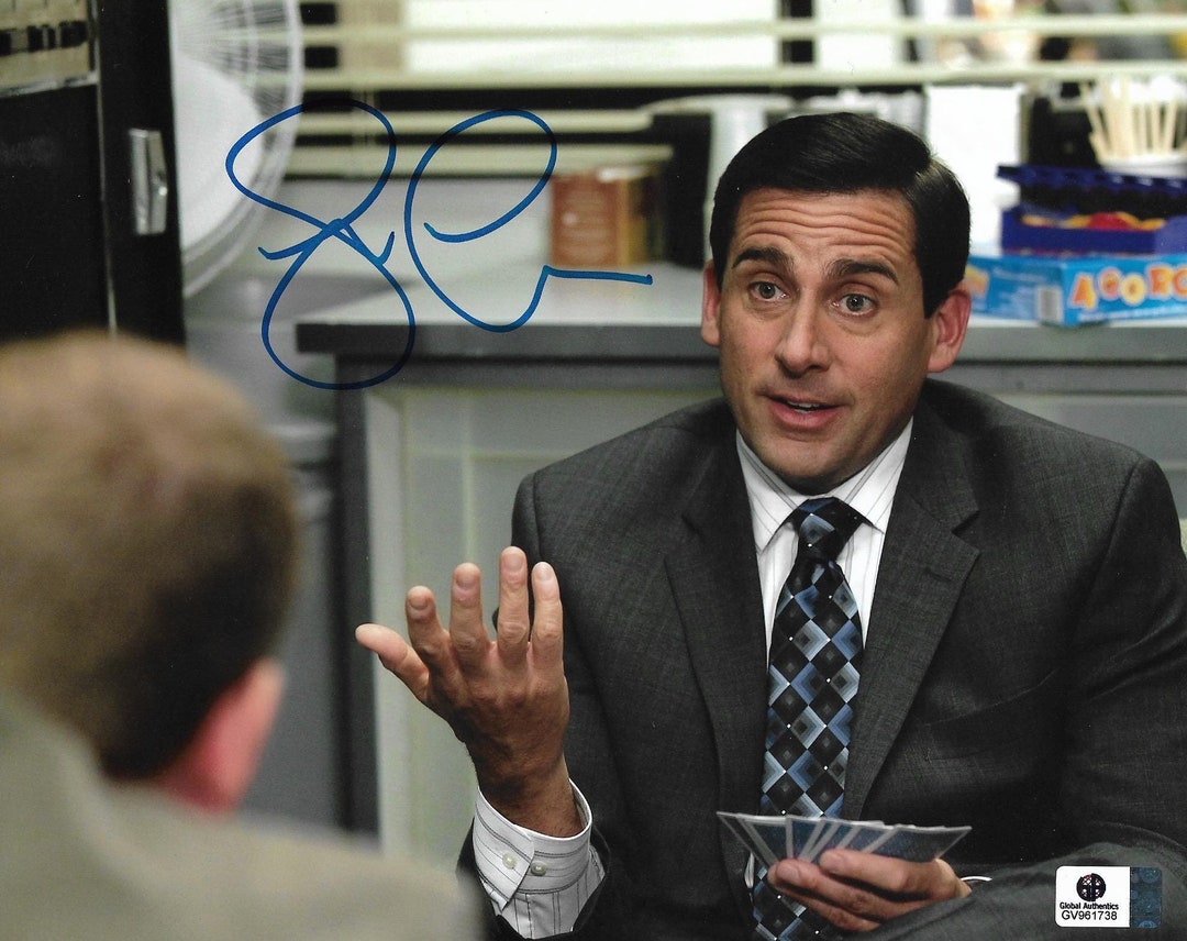 Steve Carell the Office Michael Scott Signed Authentic 8x10 Photo ...