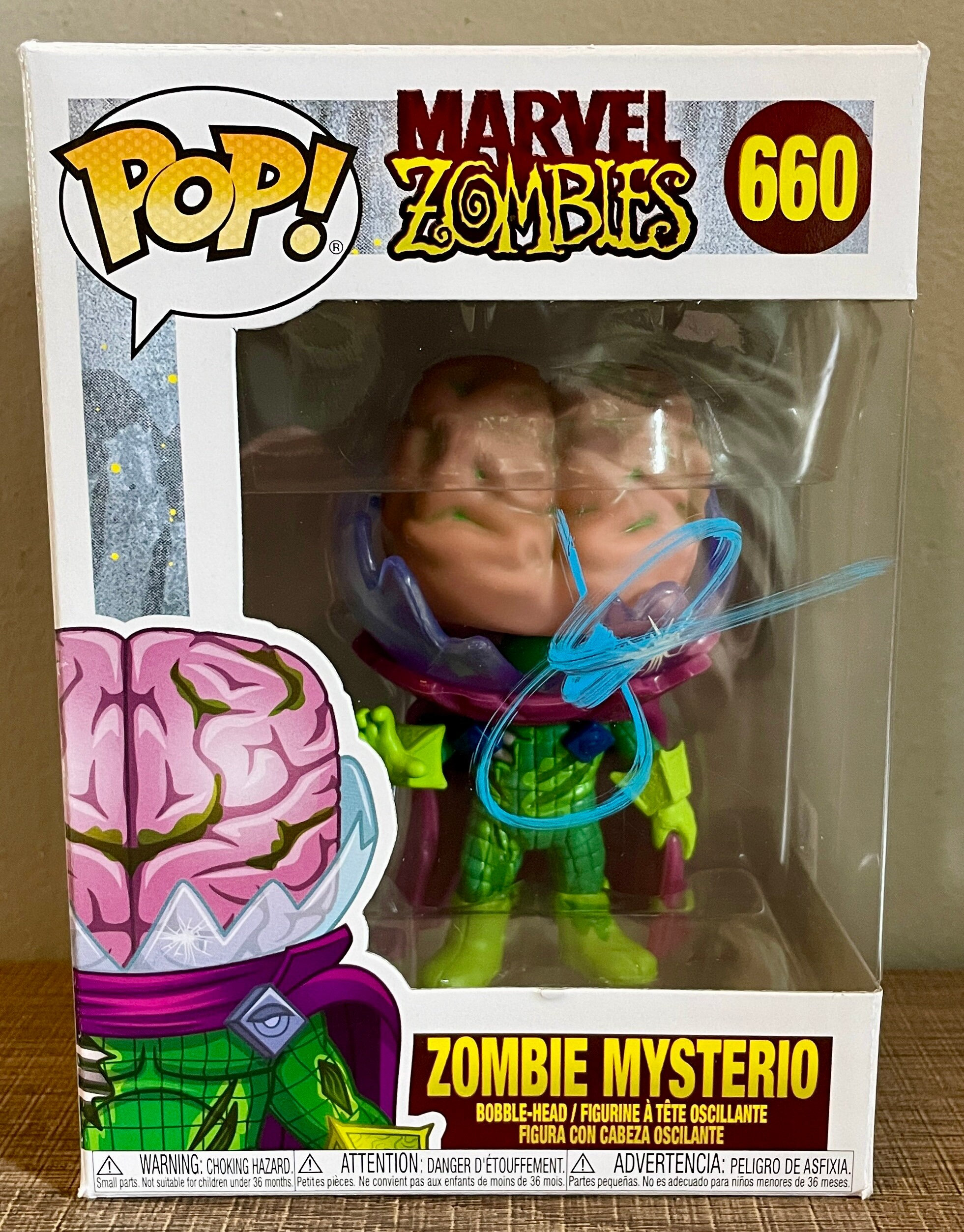 Jake Gyllenhaal Signed Auto Zombie Mysterio Spiderman Funko Pop #660 ...