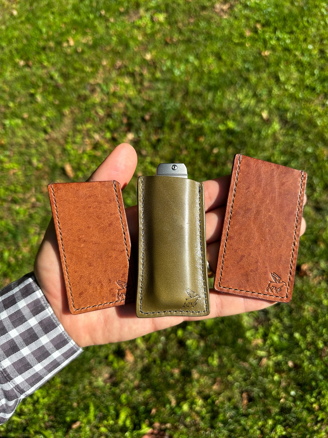 Custom Leather Pocket Knife Slip - Etsy