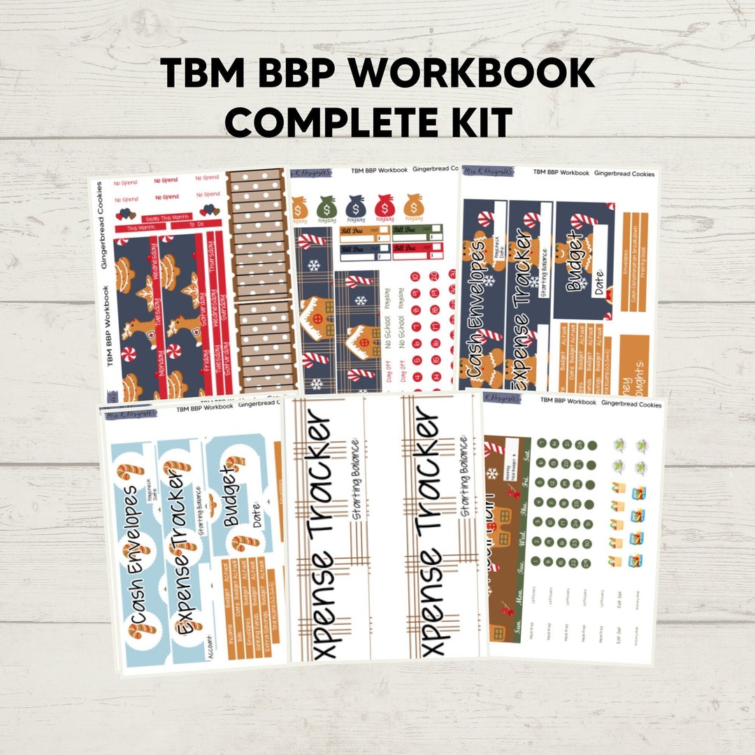 TBM BBP Workbook Sticker Kit: Budget Planner Stickers - Etsy