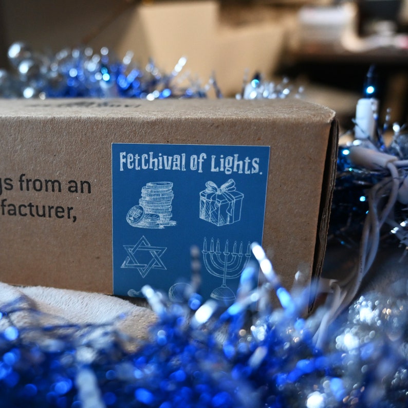 Fetch Boy Hanukkah Edition Solid Sponge Rubber Dog Ball Toy, Made in ...