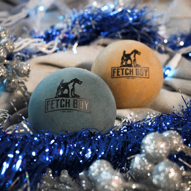 Fetch Boy Hanukkah Edition Solid Sponge Rubber Dog Ball Toy, Made in ...