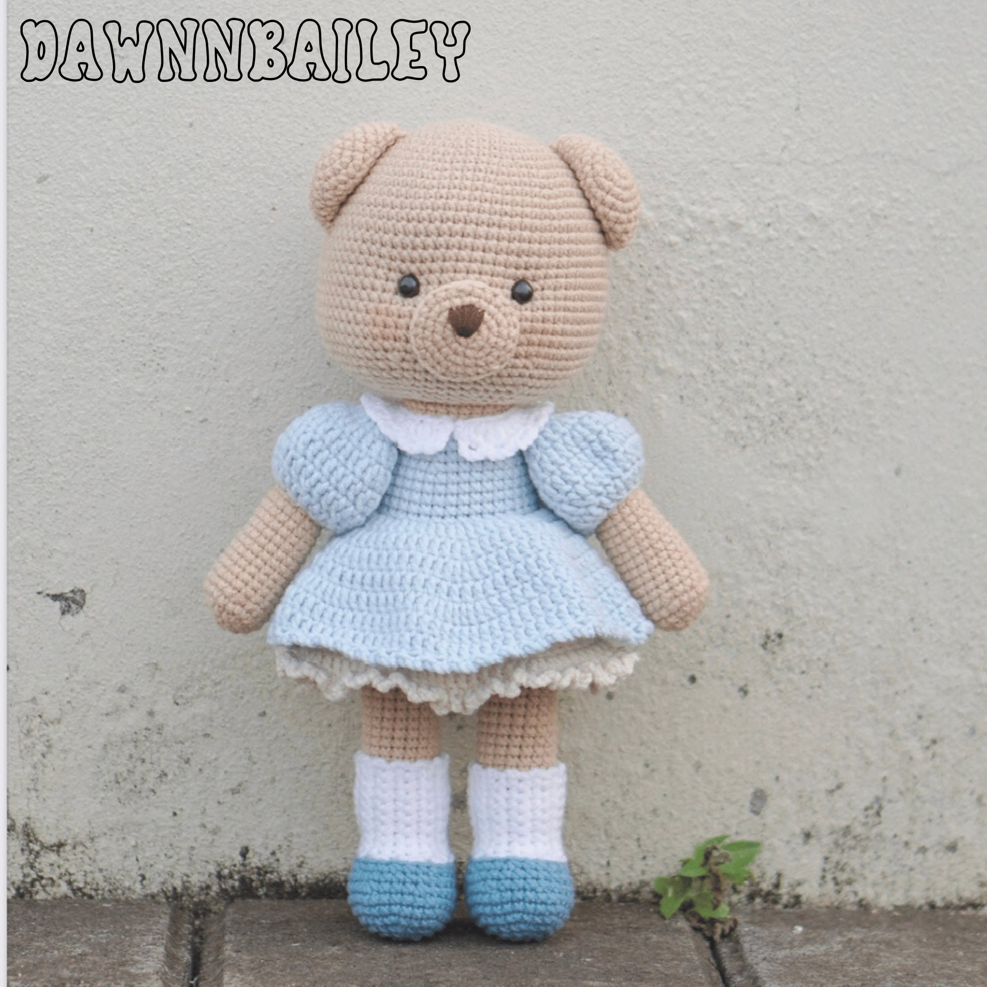 Bunny Nana Crochet Pattern, Bear Amigurumi Design, Crochet Bunny ...