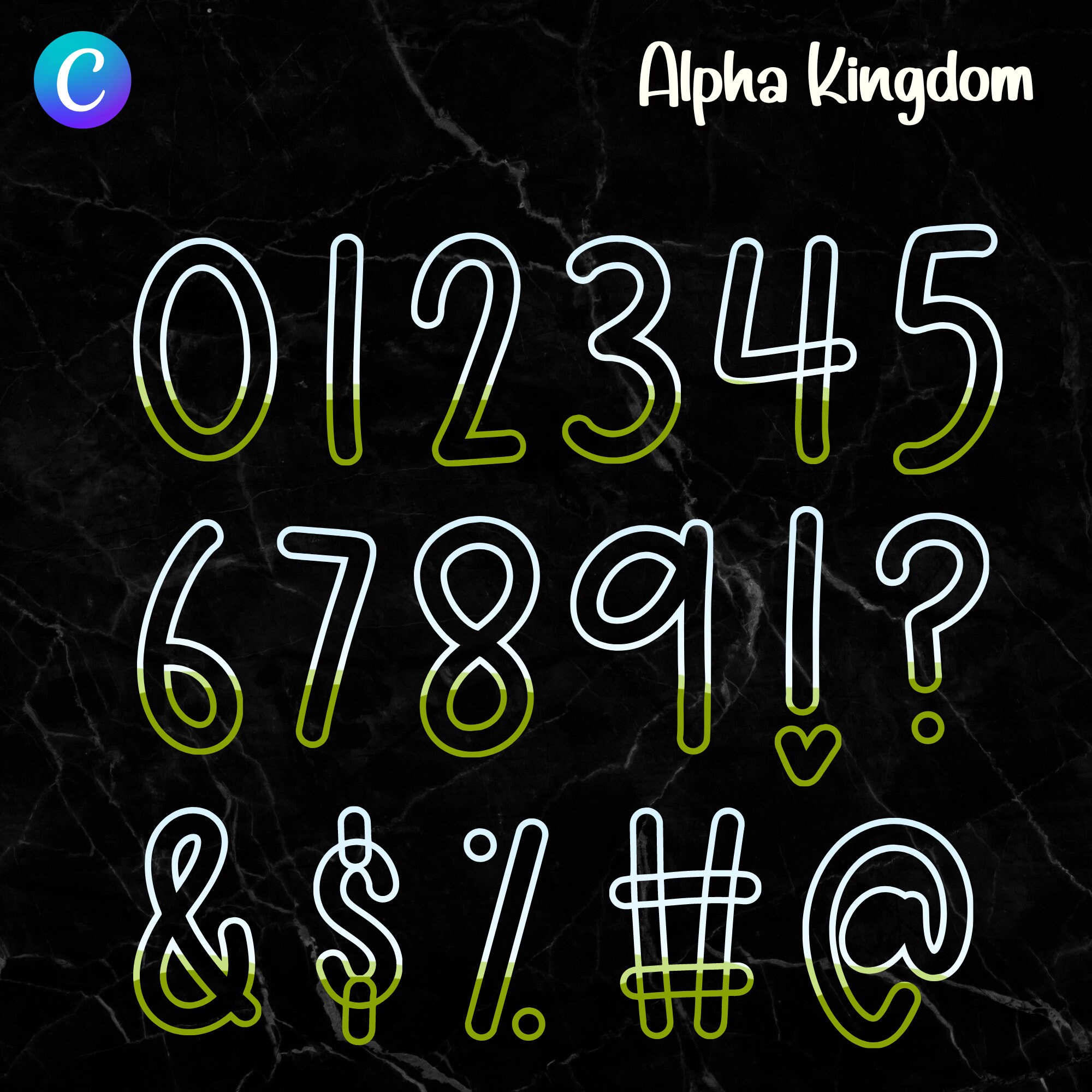 Canva Frame Letters, Drag and Drop Template, Hang Out Decorative ...