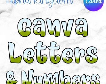 Canva Frame Letters, Drag and Drop Template, Black Love Letters ...