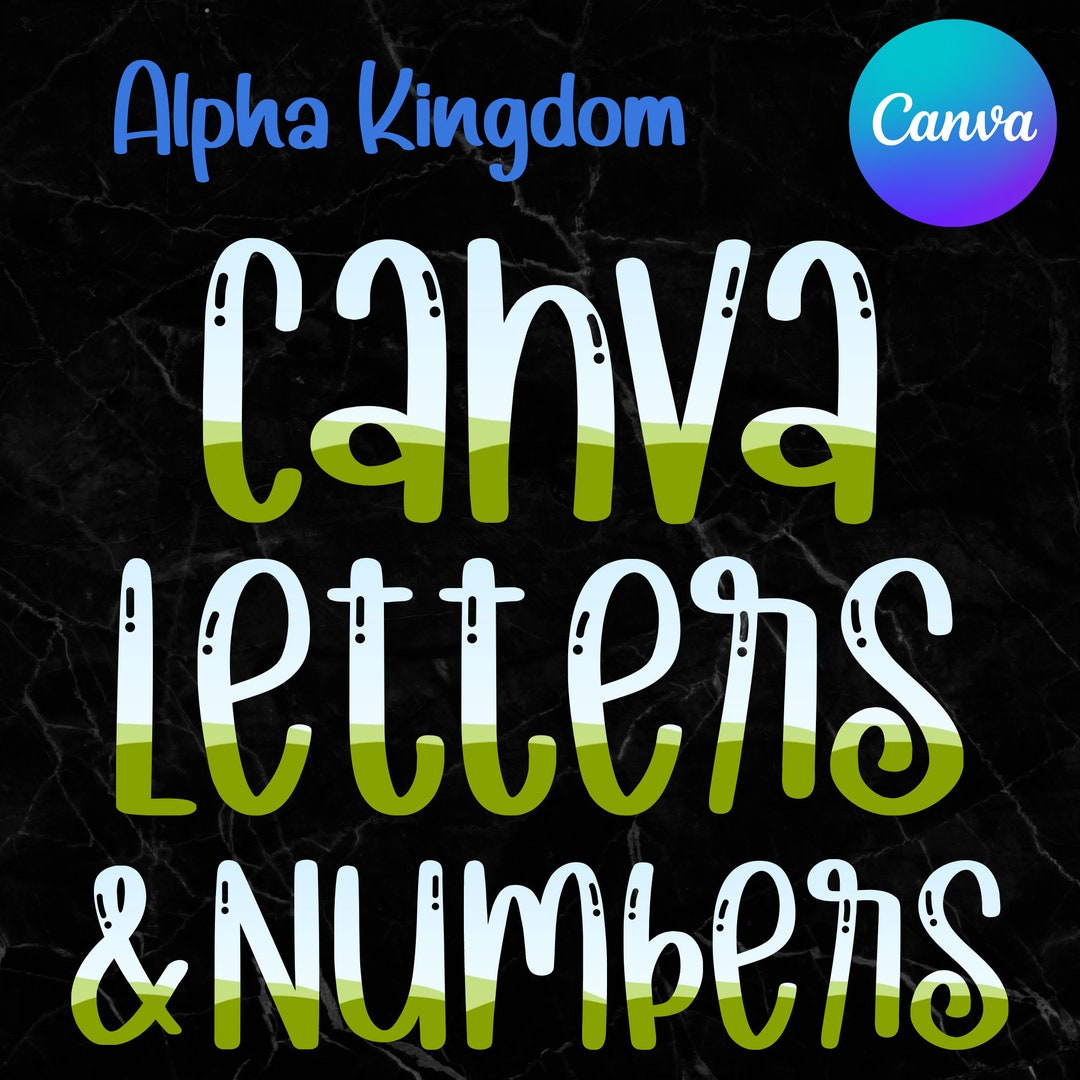 Canva Frame Letters, Drag and Drop Template, Happy Day Decorative ...
