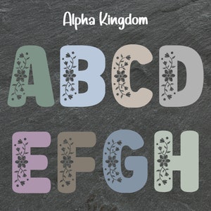 PNG Letters, New Ties Letters, 8 Different Colors, Neutral, Full ...