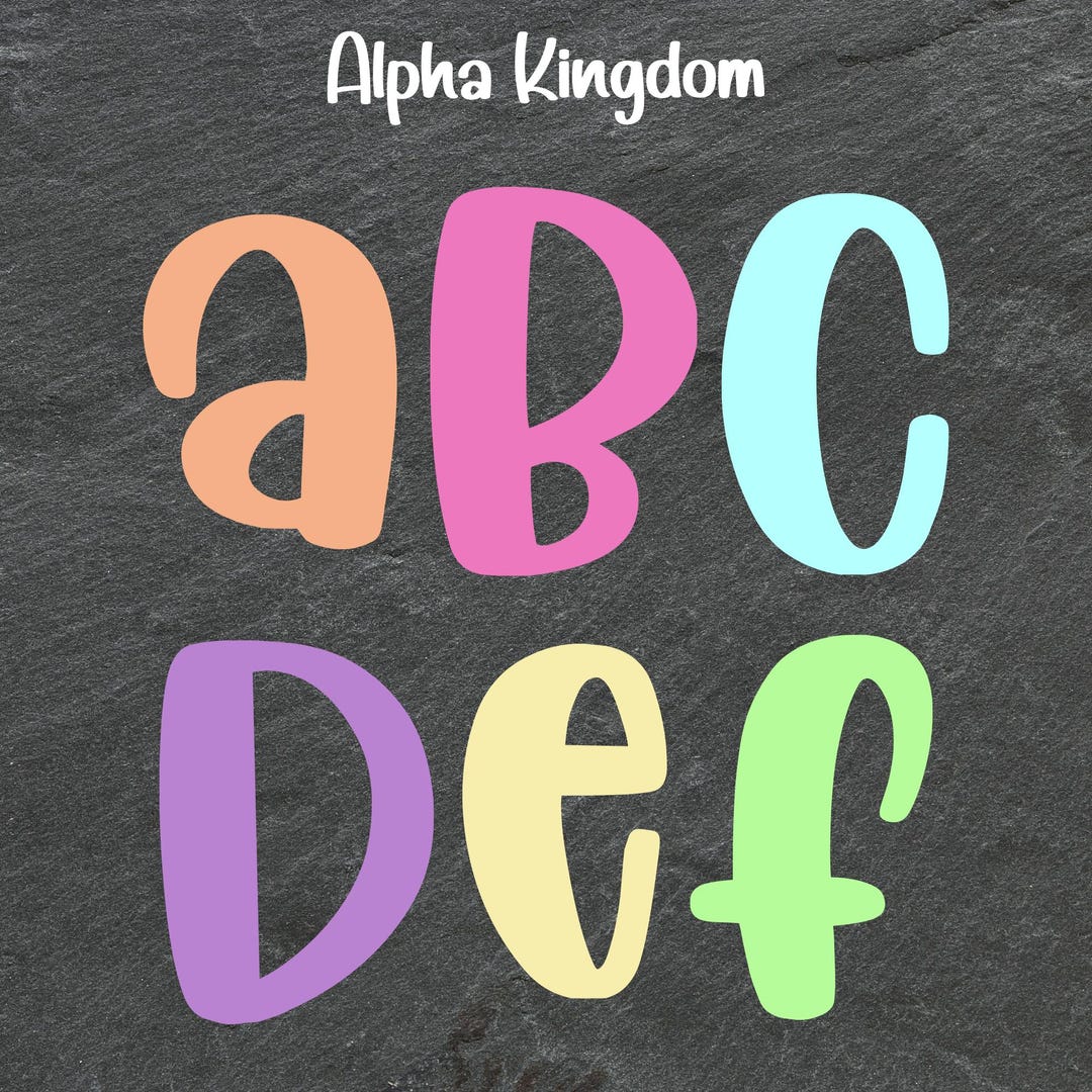 Doodle PNG Alphabet Letters, Numbers, and Characters (digital Download ...