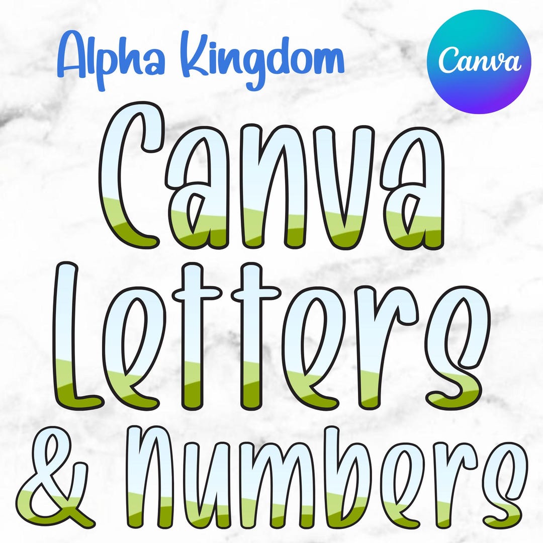 Canva Frame Letters, Drag and Drop Template, Safe Page Letters ...