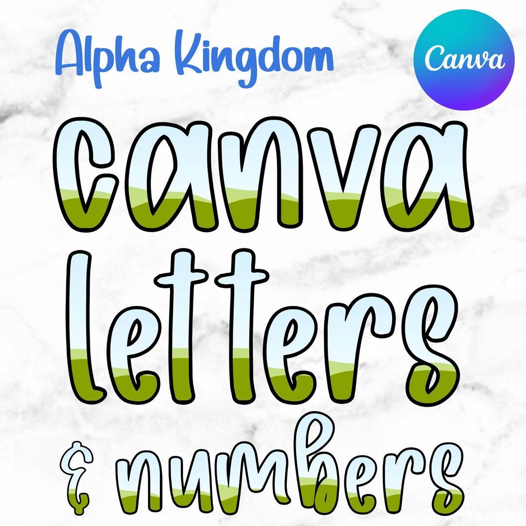 Canva Frame Letters, Drag and Drop Template, Cinnamon Letters, Alphabet ...