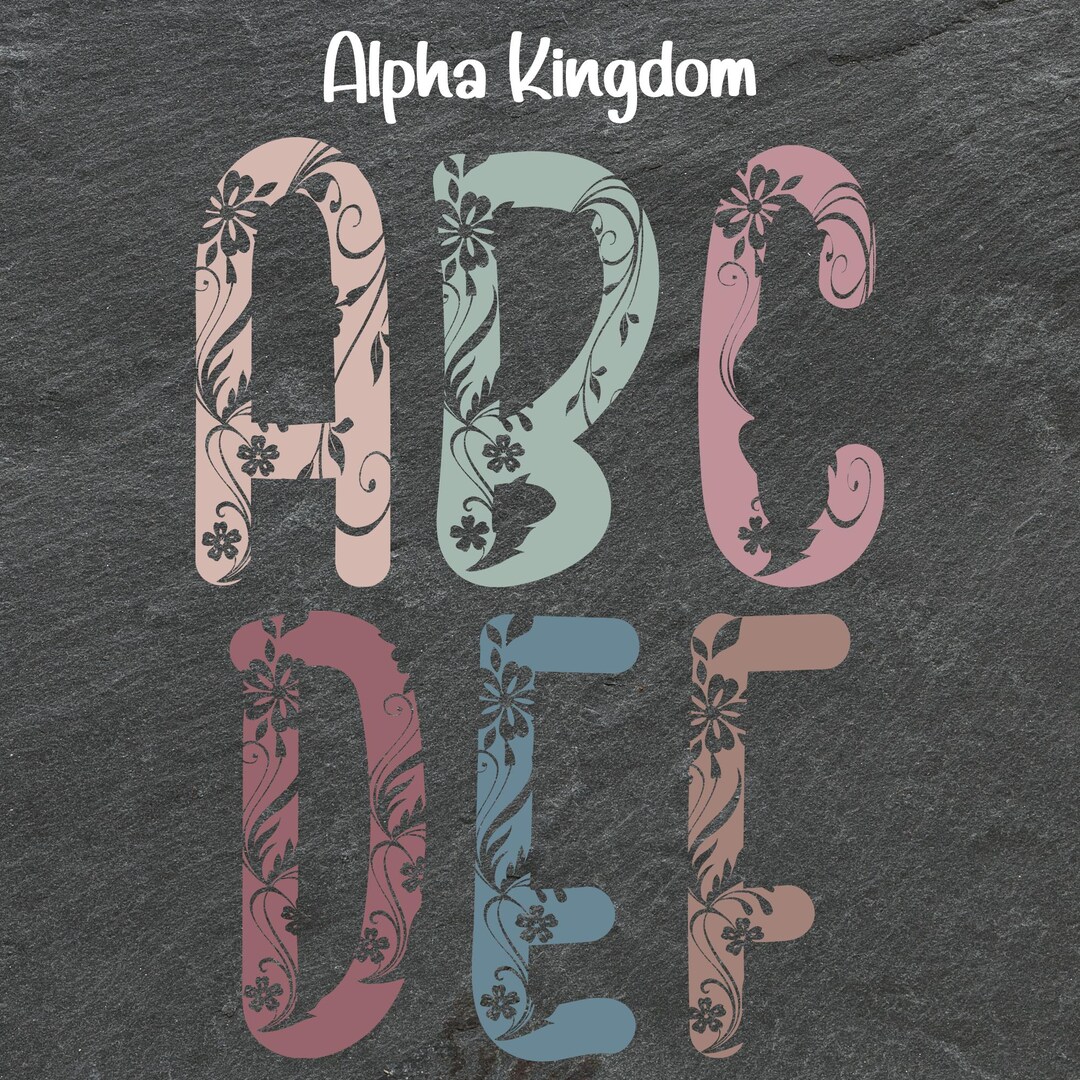 Boho Doodle PNG Letters, Full Alphabet & Numbers (digital Download) - Etsy