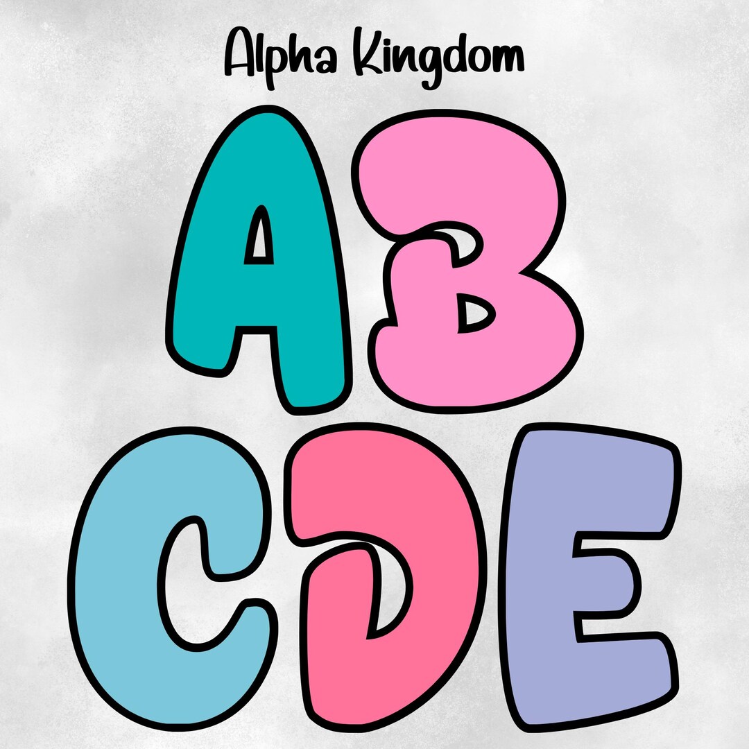 Doodle PNG Letters, Numbers, Dear Darling Font (digital Download) - Etsy