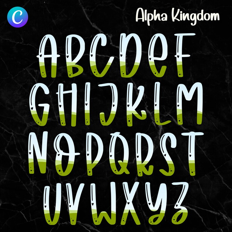 Canva Frame Letters, Drag and Drop Template, Junky Decorative Letters ...