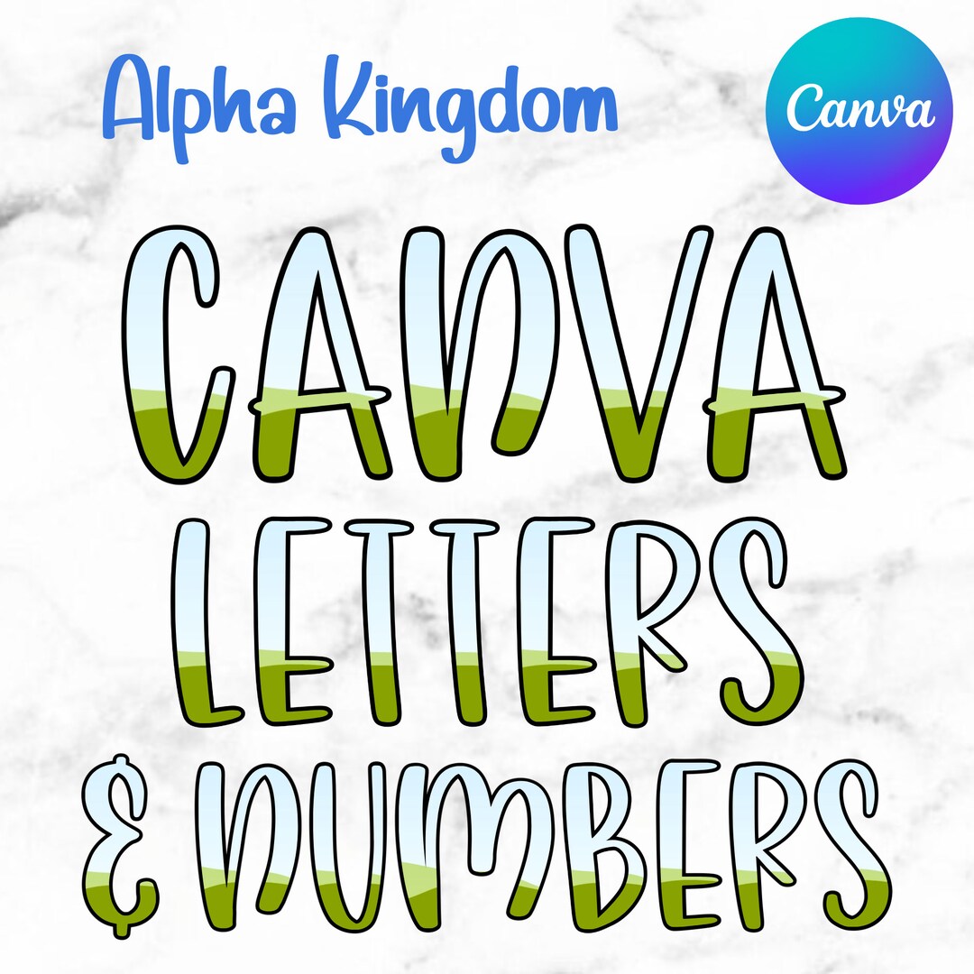 Canva Frame Letters, Drag and Drop Template, Mocha Shake Letters ...