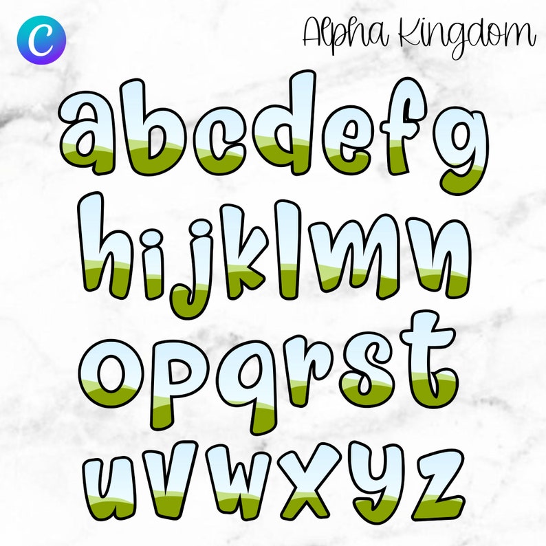 Canva Frame Letters, Drag and Drop Template, Soda Pop Letters, Alphabet ...