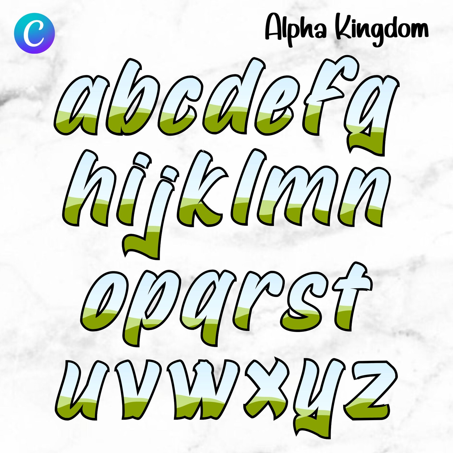 Canva Frame Letters, Drag and Drop Template, Mustang Letters, Alphabet ...