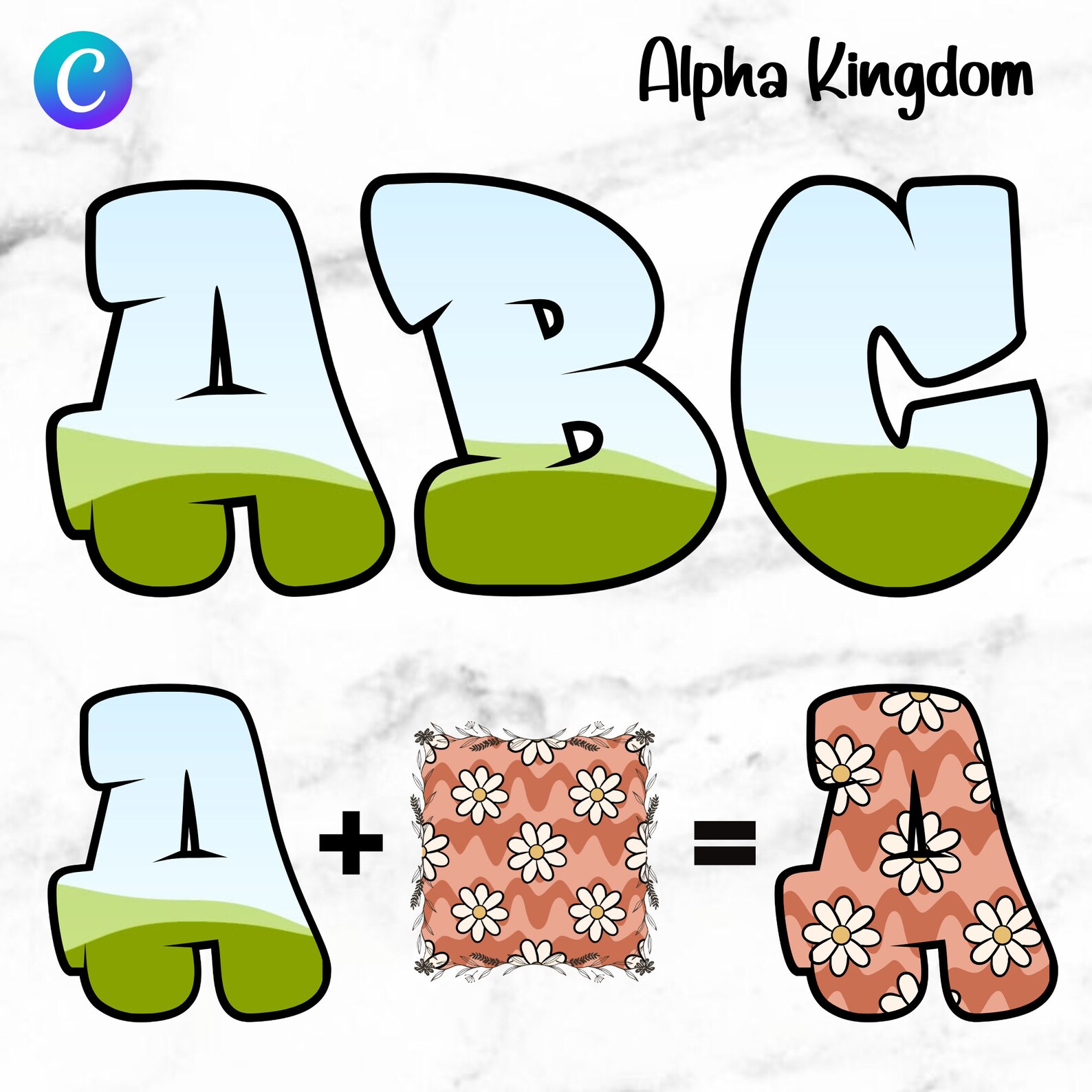 Canva Frame Letters, Drag and Drop Template, Graffiti X Letters ...