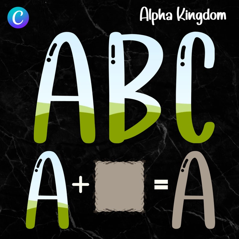 Canva Frame Letters, Drag and Drop Template, Happy Day Decorative ...
